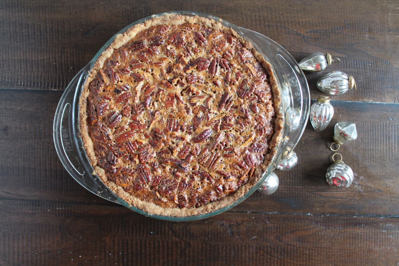 Pecan Pie with a Shortbread Crust - thekittchen