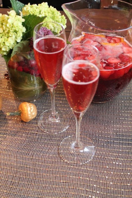 Sparkling Cranberry Prosecco Cocktail - thekittchen