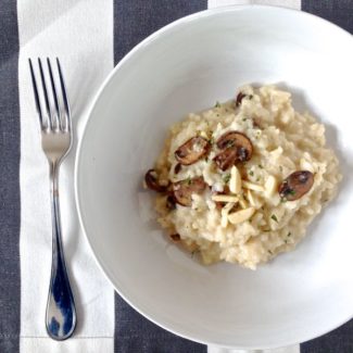 Mushroom, Manchego, and Almond Risotto - thekittchen