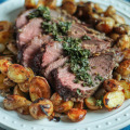 Roast Lamb with Mint Sauce - thekittchen