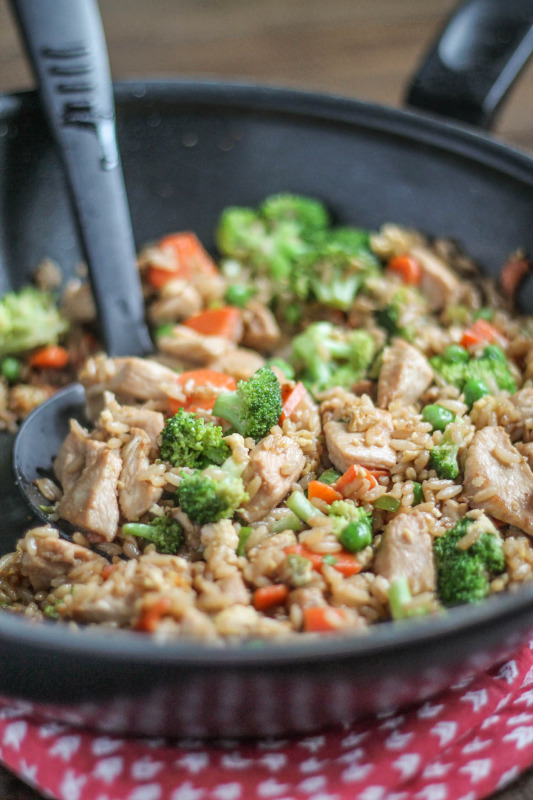 Chicken and Vegetable Fried Rice - thekittchen