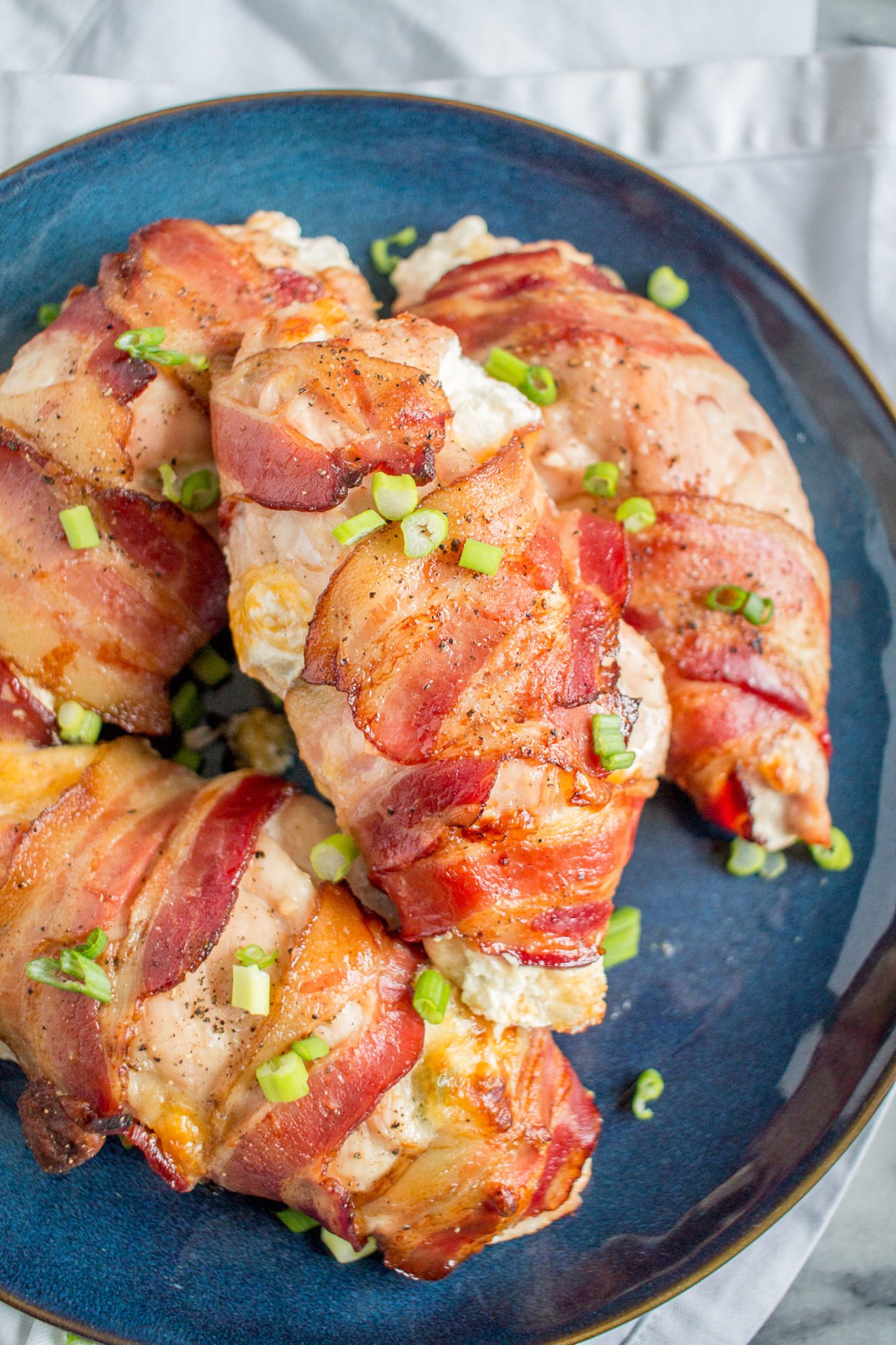 Bacon Wrapped Jalapeño Popper Chicken - thekittchen
