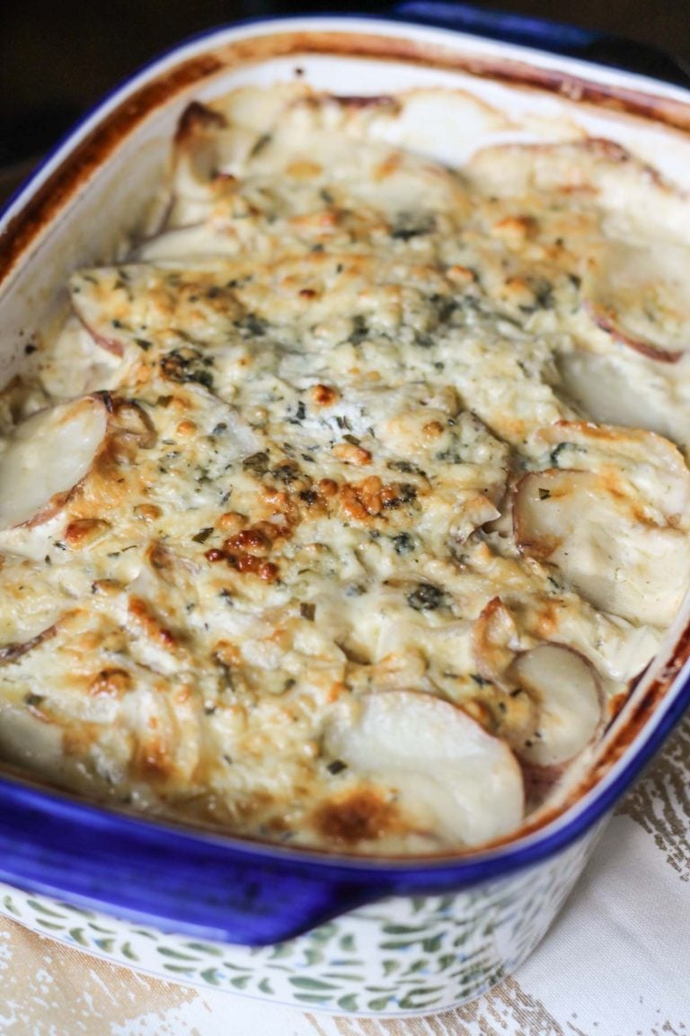 Blue Cheese Potatoes Au Gratin
