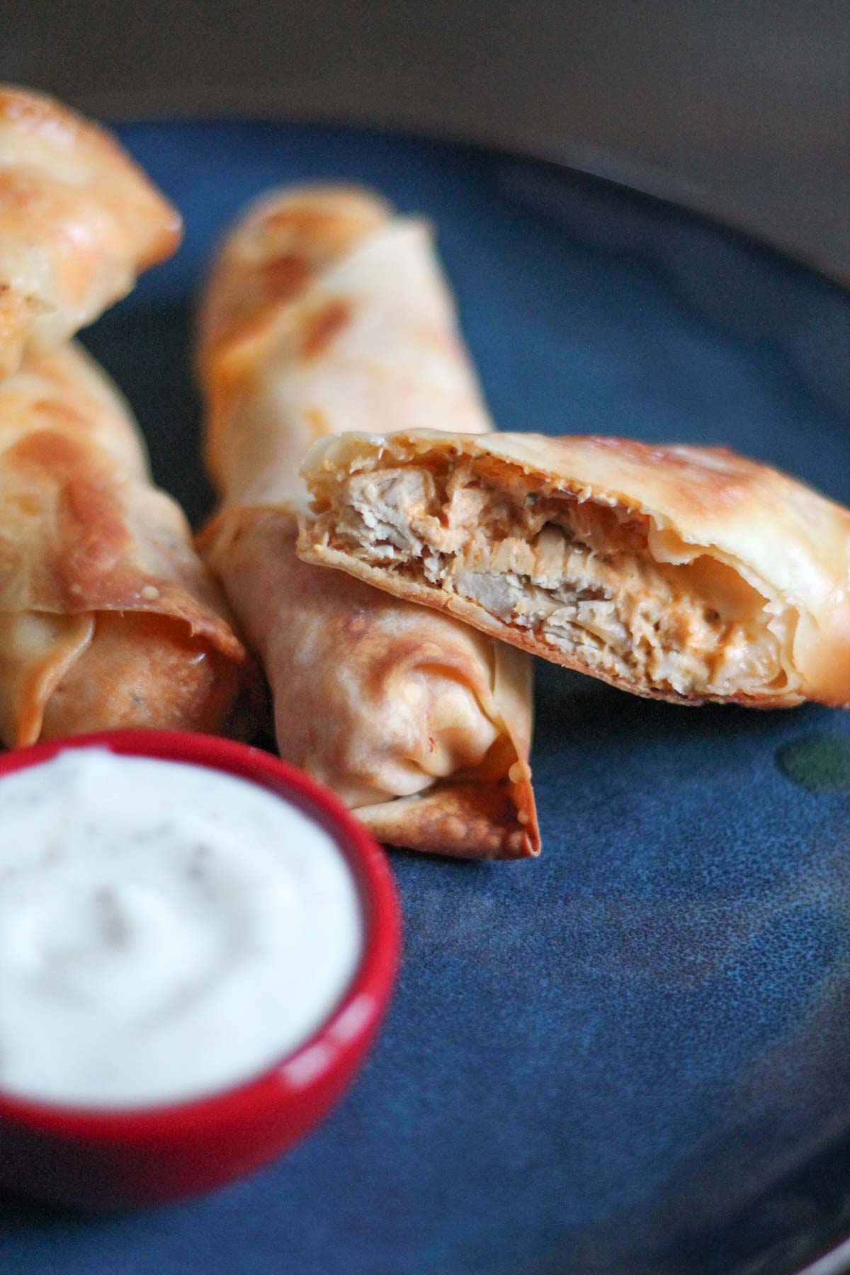 Buffalo Chicken Eggrolls