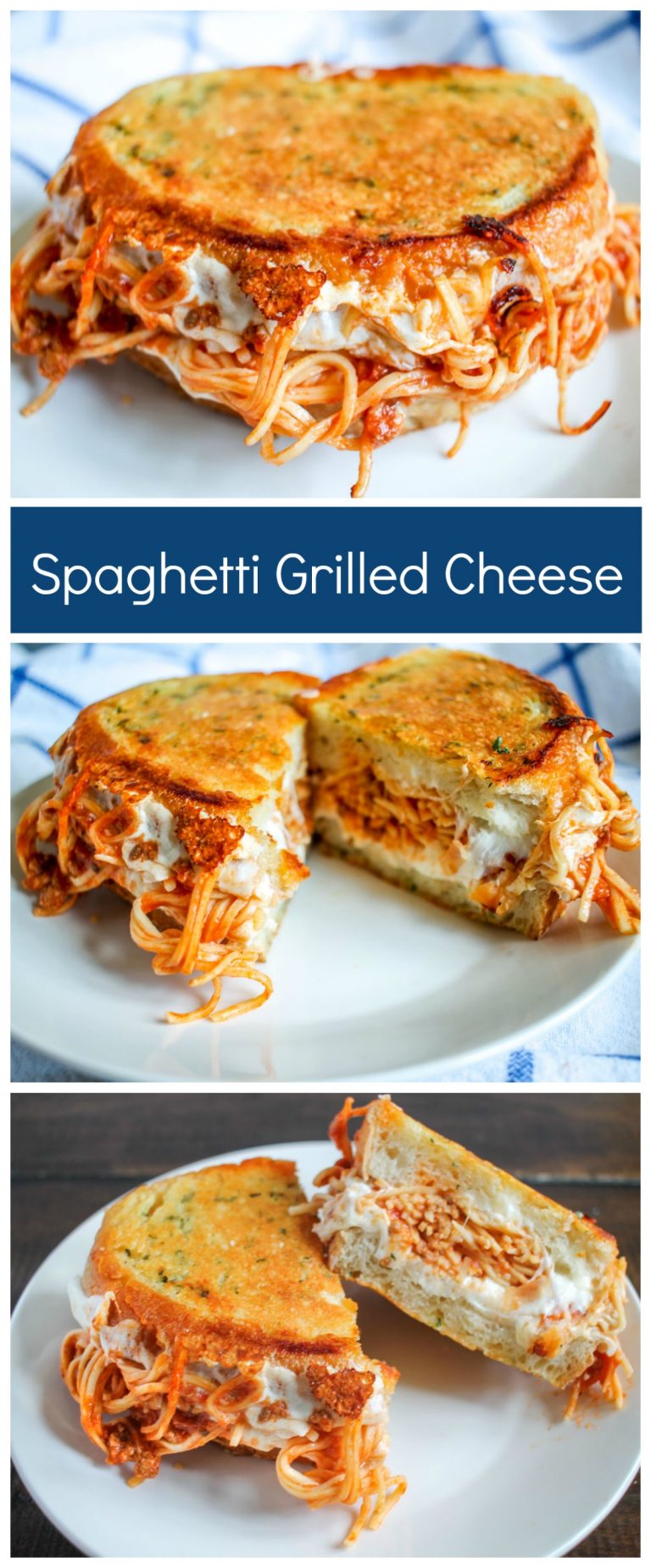 Spaghetti Grilled Cheese - thekittchen