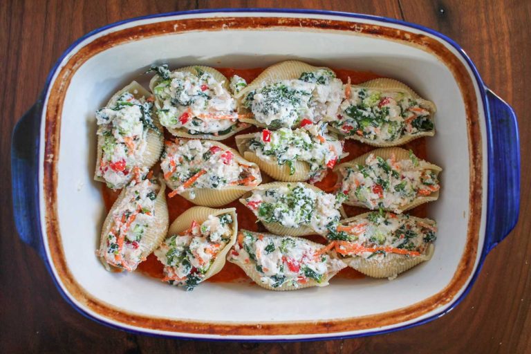 Chicken and Veggie Shells - thekittchen