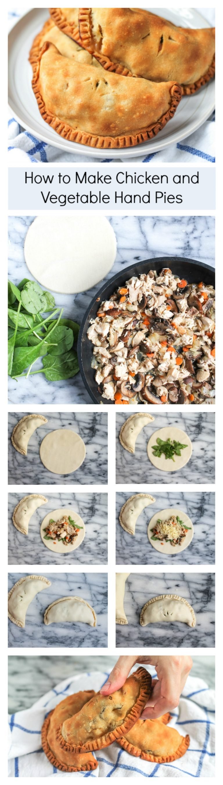 Chicken and Vegetable Hand Pies - thekittchen