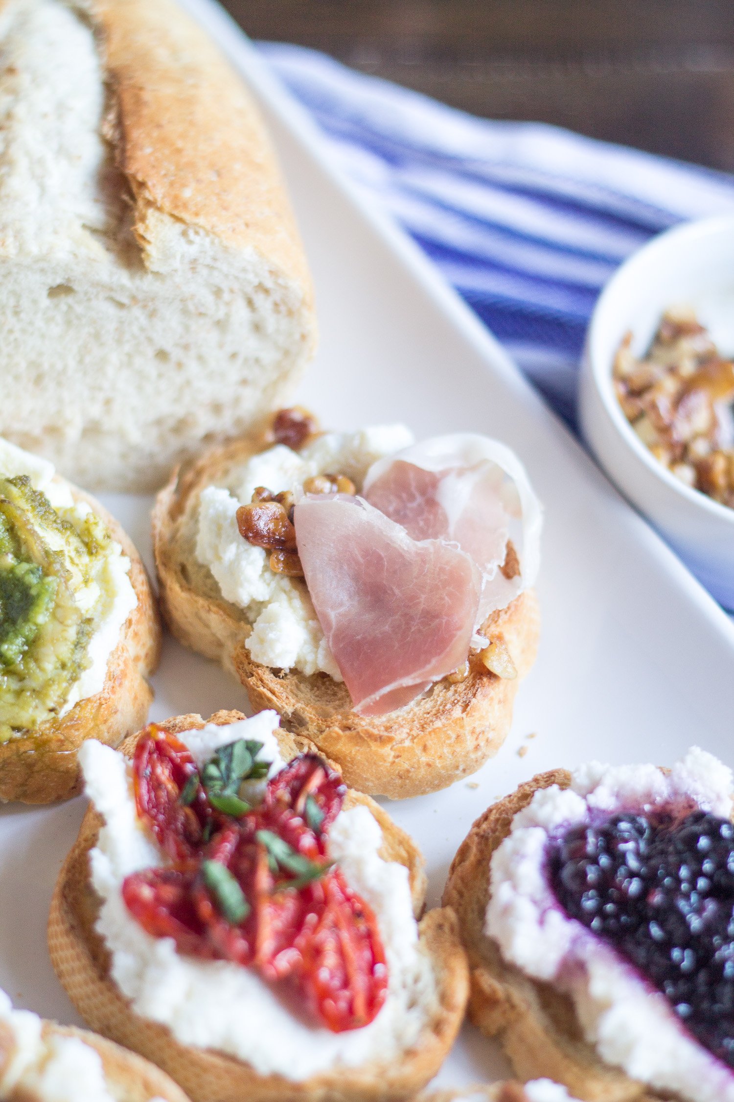 Ricotta Toast Five Ways - thekittchen