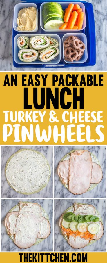 An Easy Packable Lunch: Turkey and Cheese Pinwheels - thekittchen