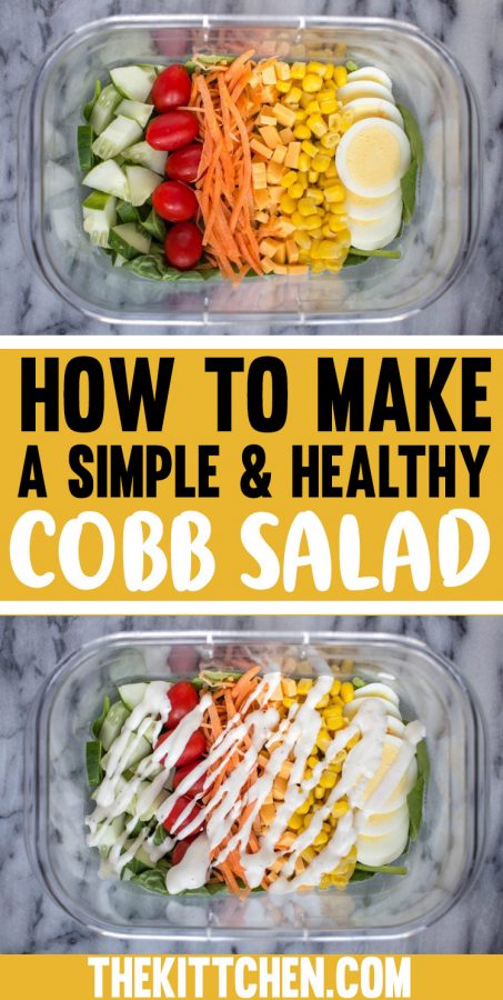 A Healthy Lunch: Simple Cobb Salad - thekittchen