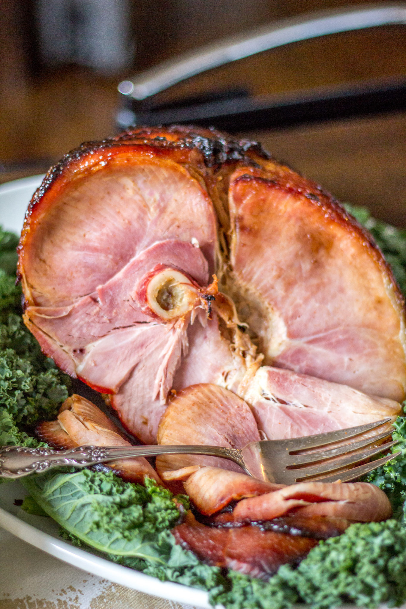 Easy Honey Maple Glazed Ham - A Holiday Meal for a Crowd