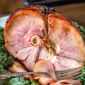 Easy Honey Maple Glazed Ham - A Holiday Meal for a Crowd