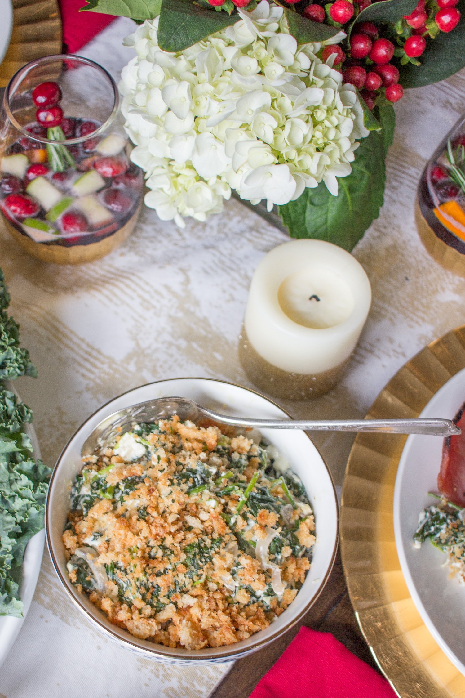 Easy Creamy Spinach with Crispy Breadcrumbs - thekittchen