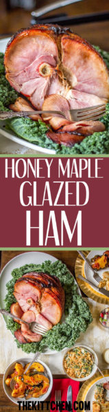 Easy Honey Maple Glazed Ham - A Holiday Meal for a Crowd