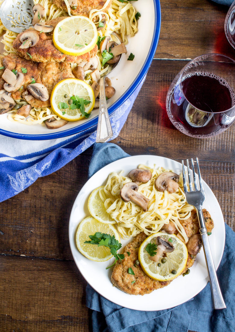 Chicken Piccata with Mushrooms - How to make Chicken Piccata