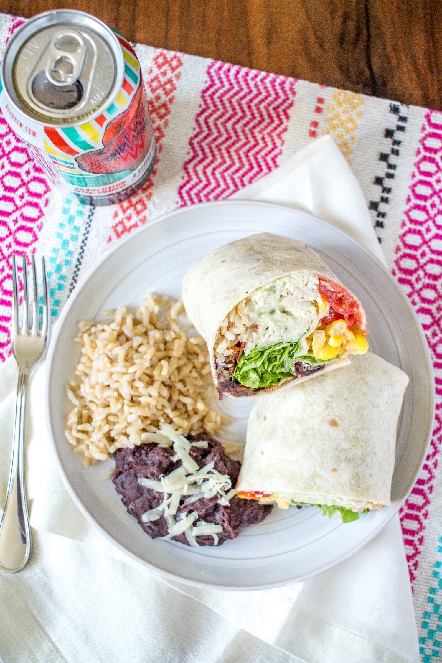 Ranch Chicken Avocado Bacon Burritos - thekittchen