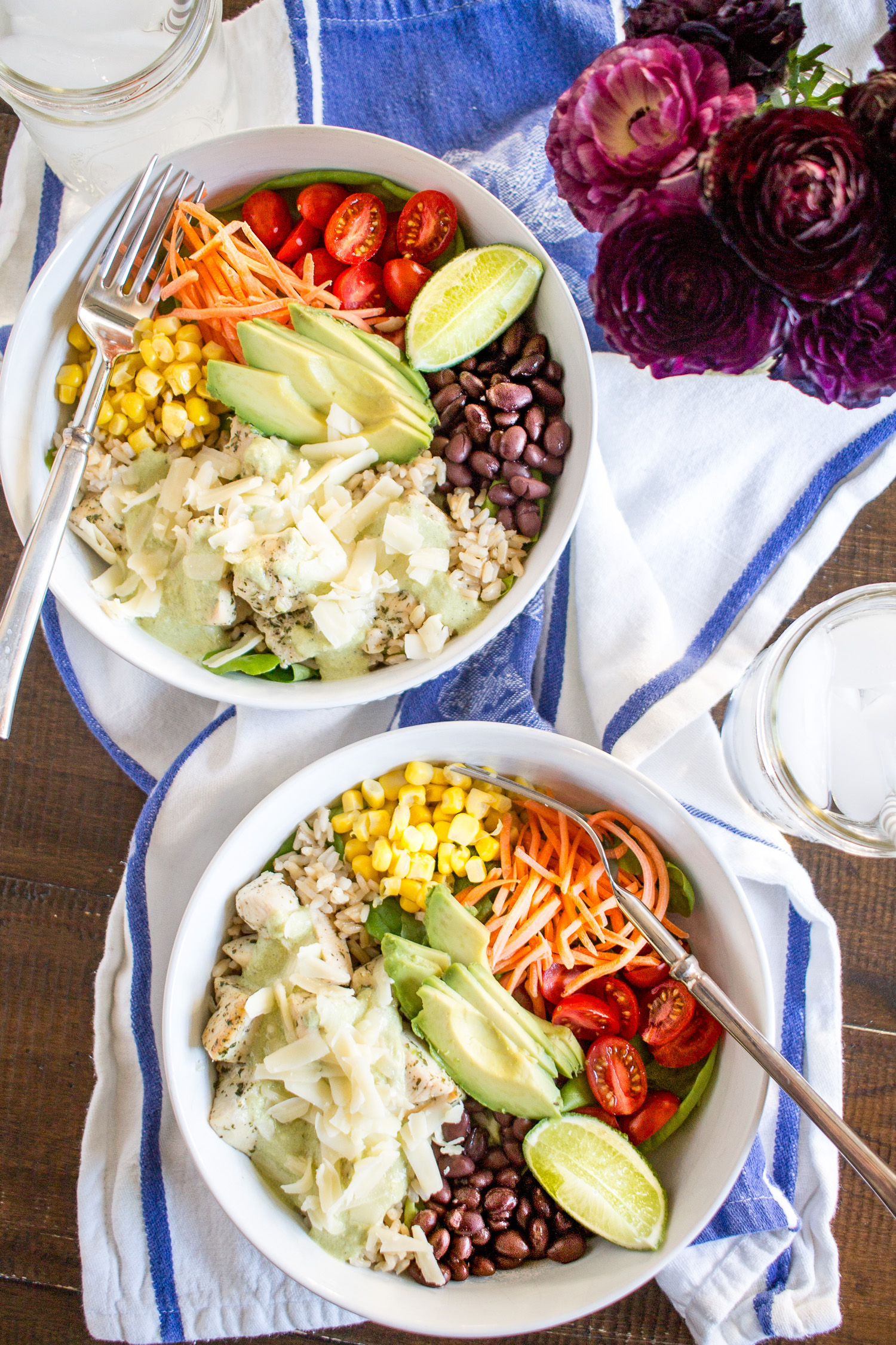 Ranch Chicken Salad Bowl - thekittchen