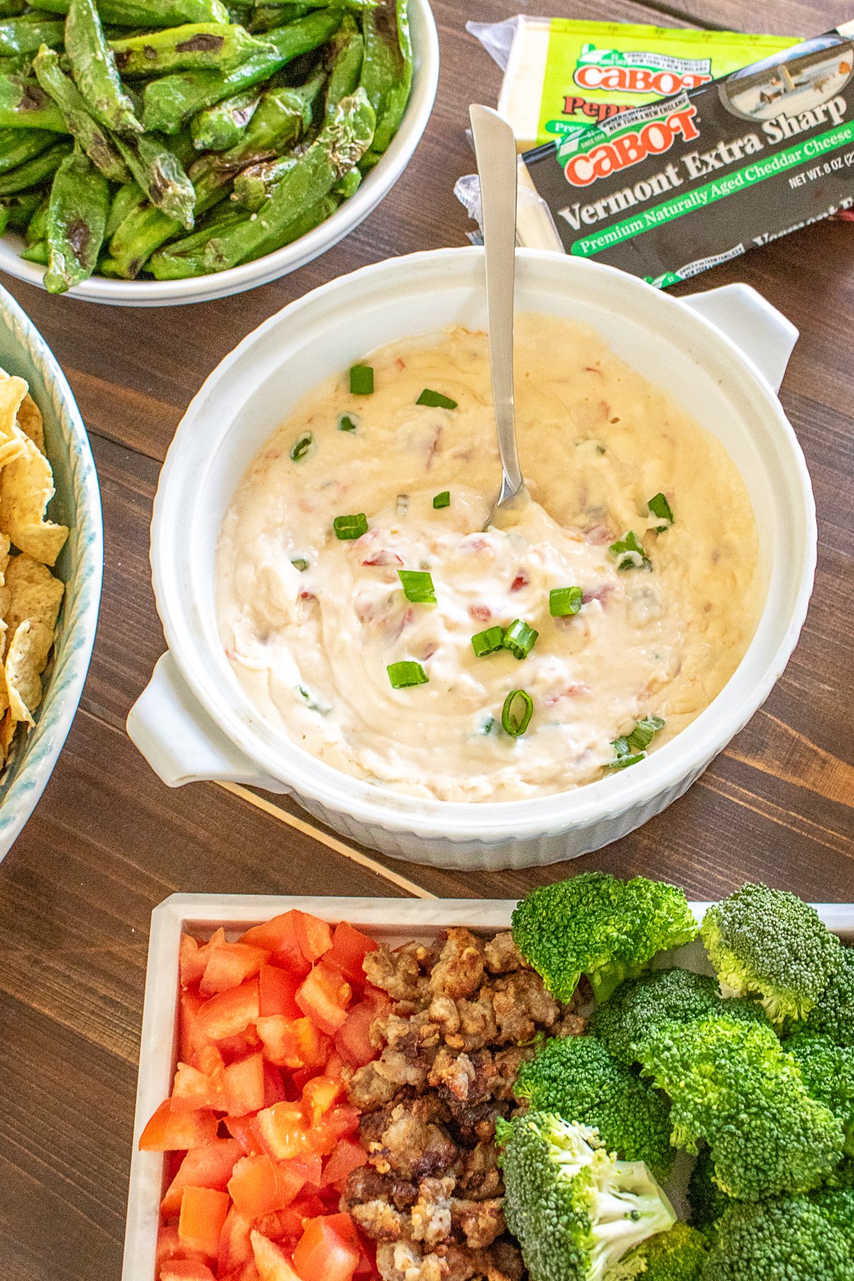 How to Make Queso and a Queso Bar for Game Day - thekittchen