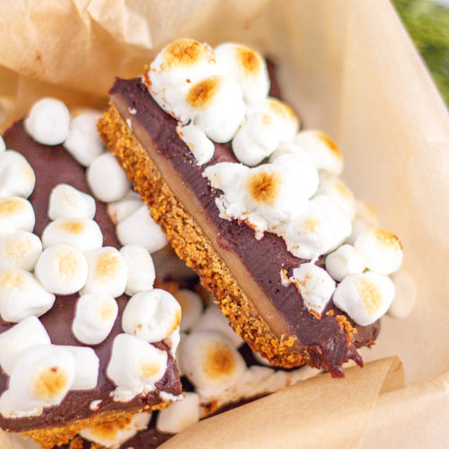 Caramel S'mores Bar Recipe | How to Make S'mores Bars