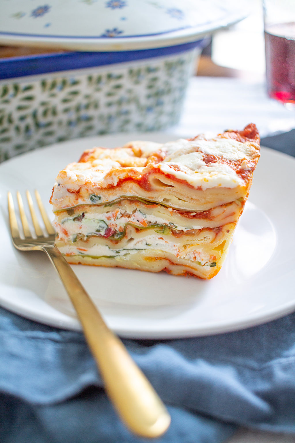 Easy Vegetarian Lasagna Recipe | Five Veggie Lasagna - thekittchen